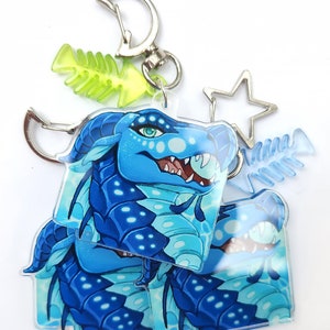 Tsunami - Wings of Fire Acrylic Charm Keychain - Etsy