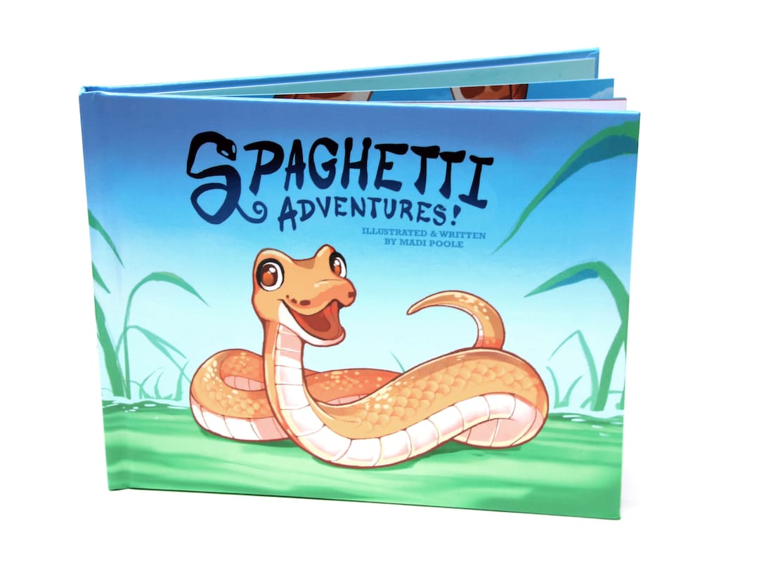 Spaghetti Adventures! Children's Book - Etsy