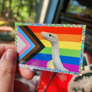 Pride Ball Python Snake Sticker & Lesbian Sticker - Etsy