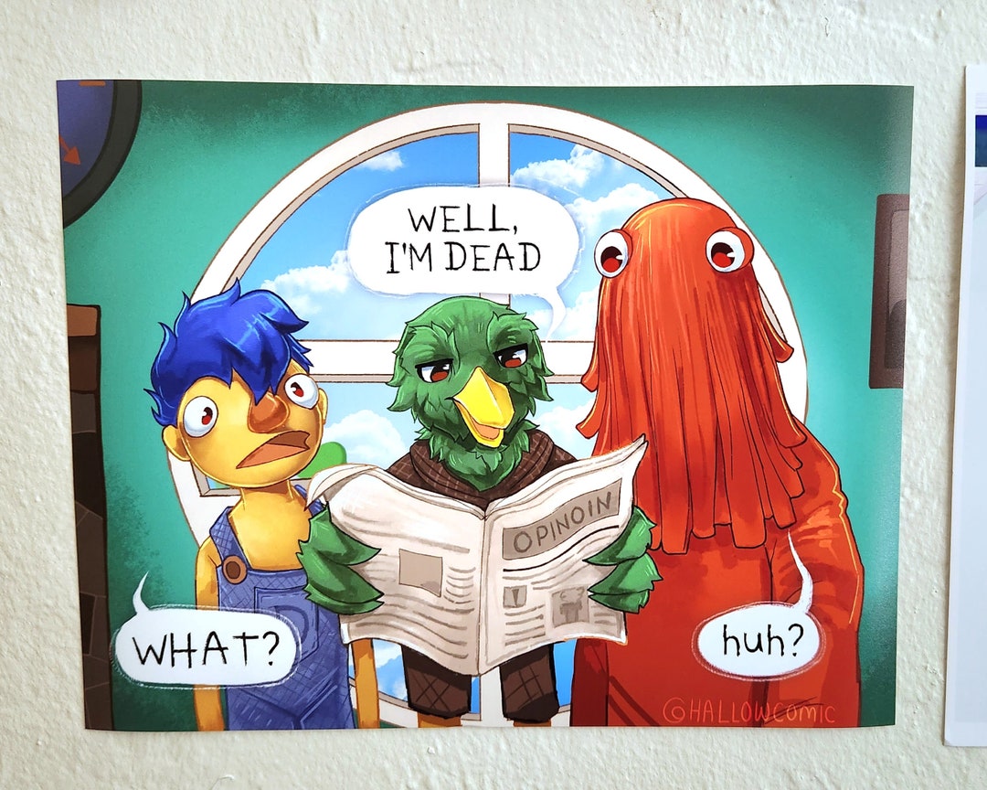 Don't Hug Me I'm Scared Print - Duck, Yellow Guy, Red Guy - Etsy