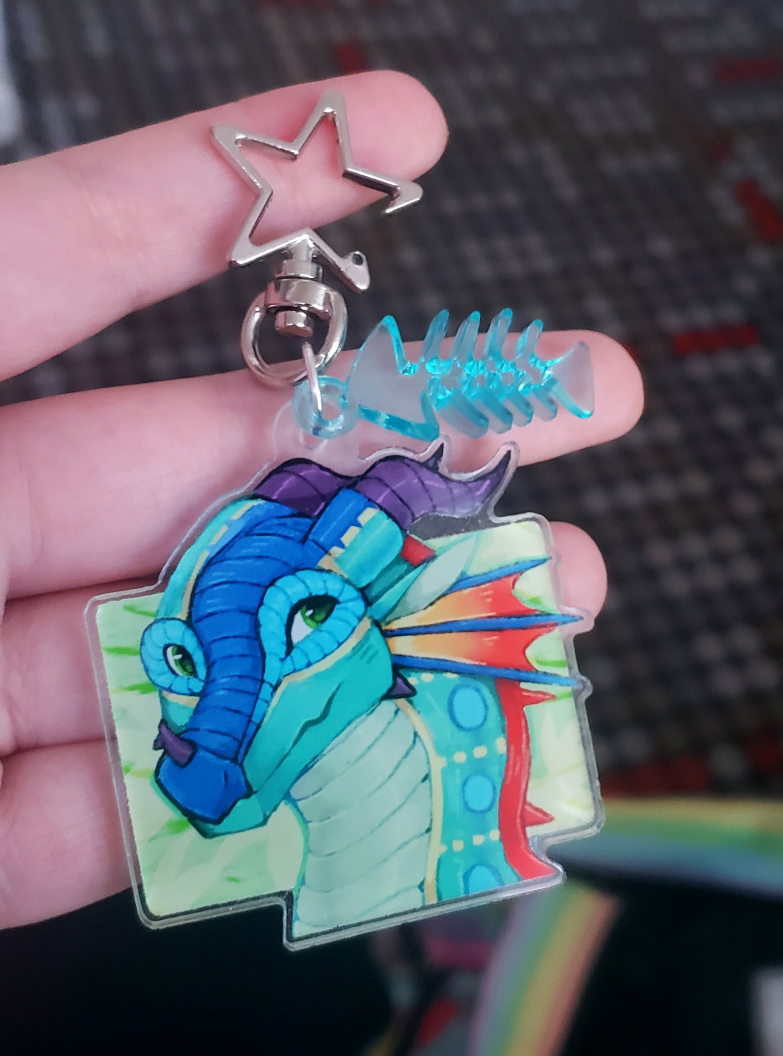 Glory Wings of Fire Acrylic Charm Keychain - Etsy