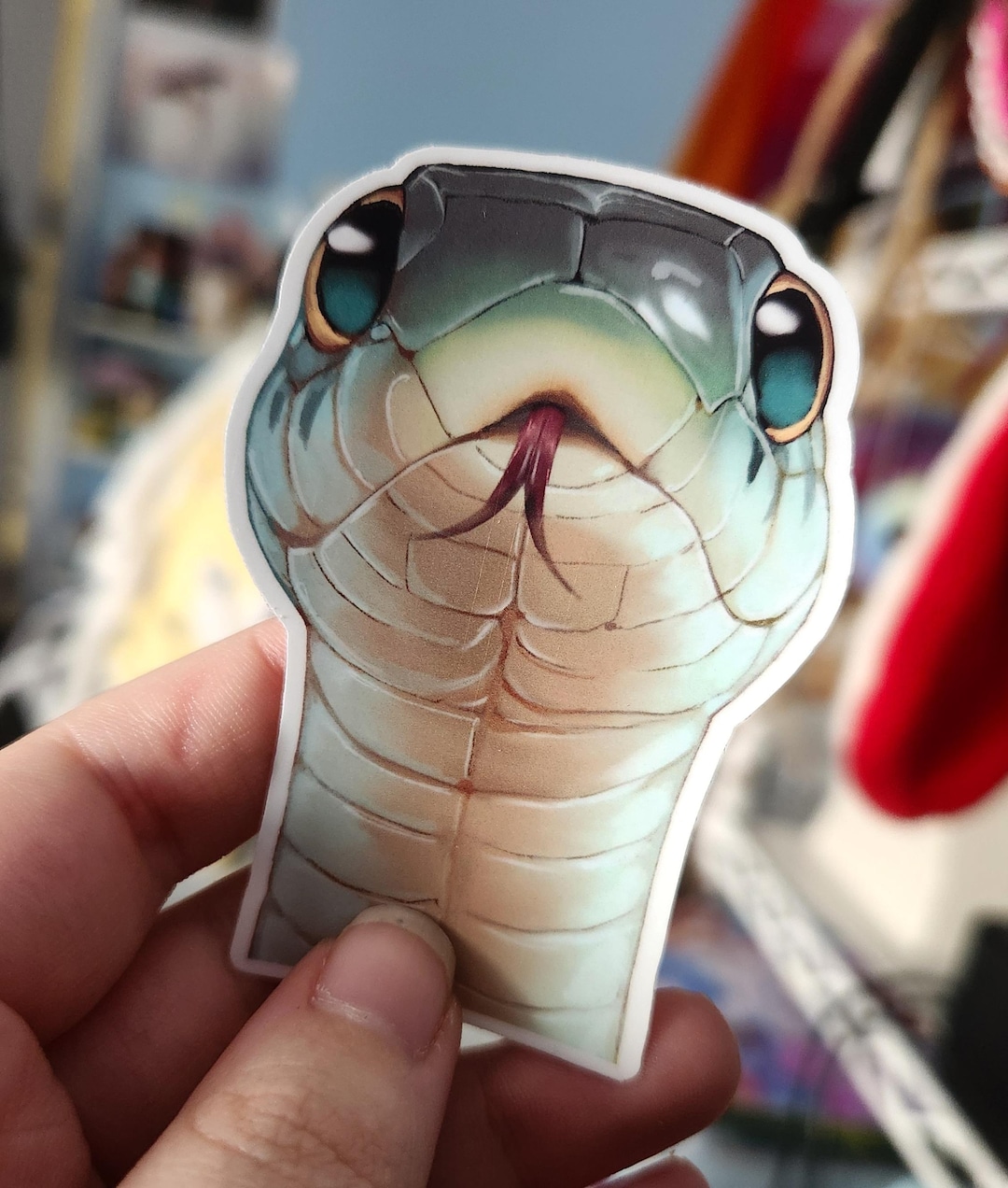 Garter Snake Boop Sticker - Etsy