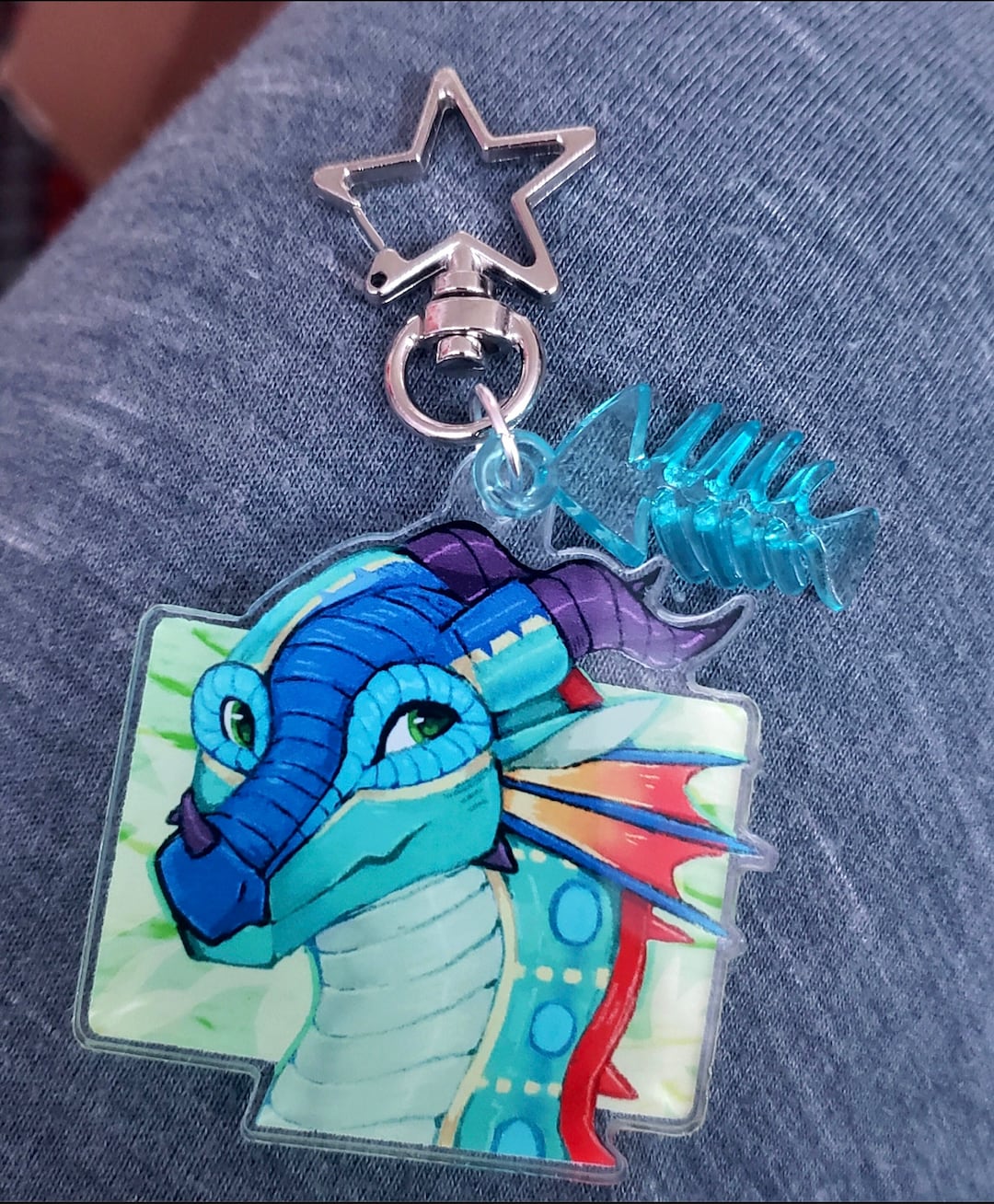 Glory - Wings of Fire Acrylic Charm Keychain - Etsy