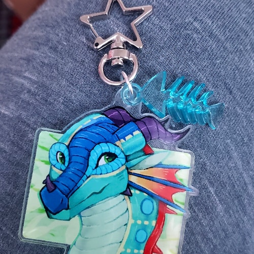 Qibli Wings of Fire Wof Double Sided Acrylic Charm - Etsy