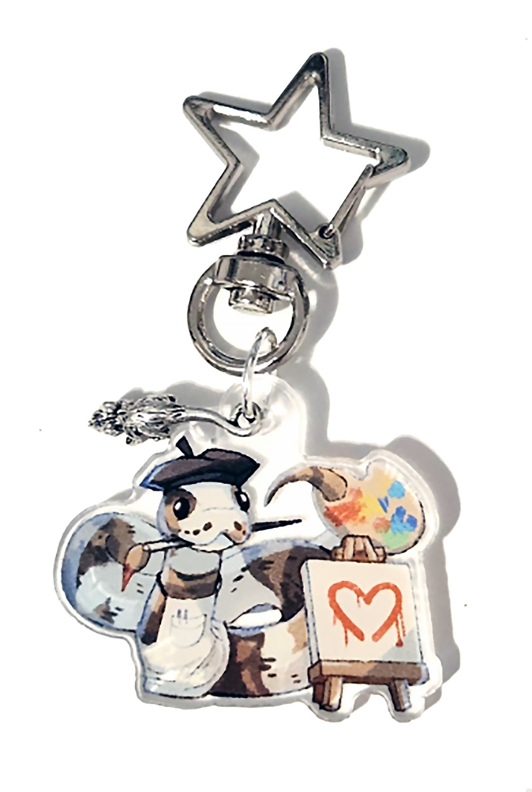 Artist Snake Pied Ball Python Acrylic Charm - Etsy