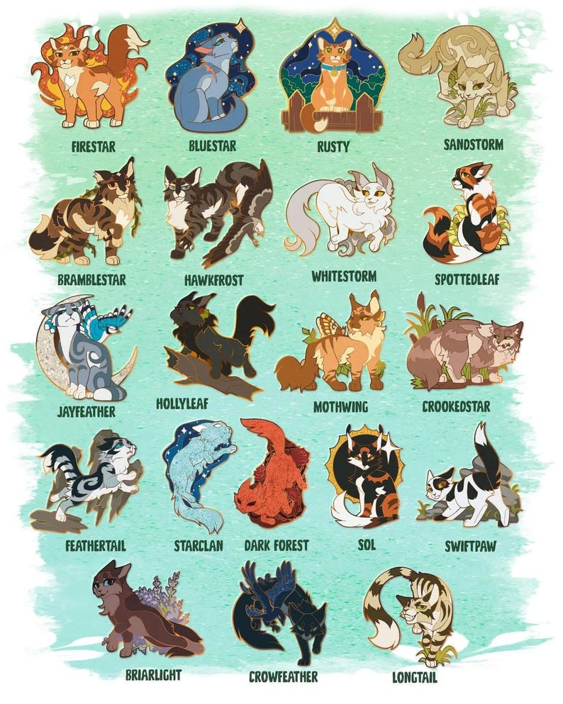 War Cats 2" Enamel Pins 20 DESIGNS! - Etsy