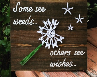 Dandelion Sign | Etsy