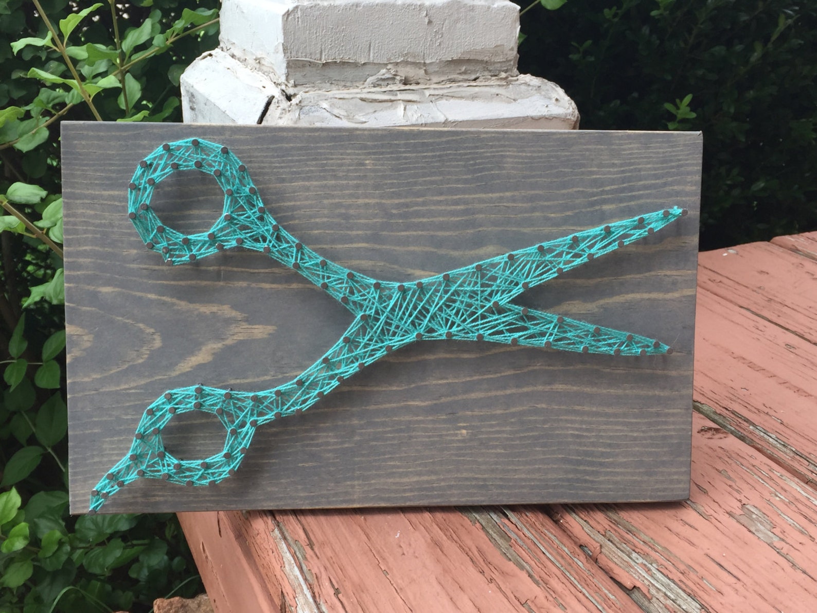 MADE TO ORDER Hairdresser Shears String Art Sign | Etsy