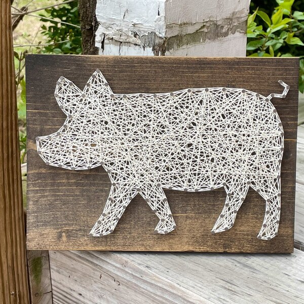 Pig String Art - Etsy