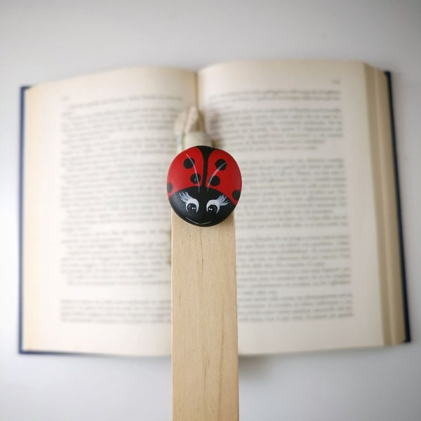 Ladybug Bookmark - Etsy