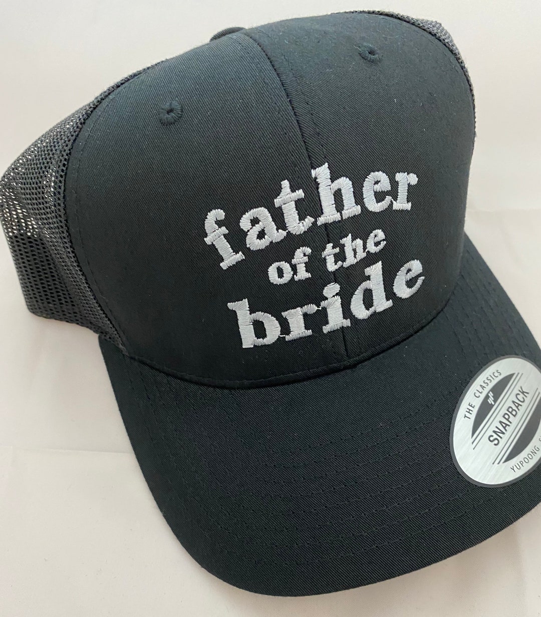 Wedding "father of the Bride” Trucker Snapback Cap - Etsy