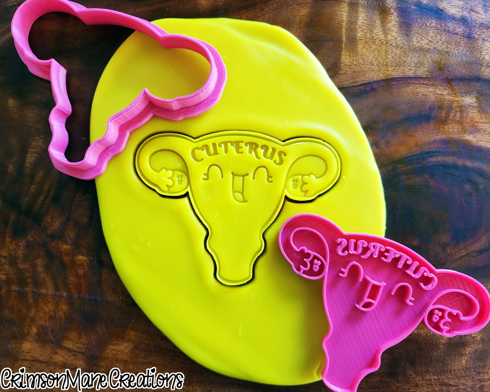 Uterus Cuterus Cookie Cutter Kawaii Cute Biscuit Baking Craft Supply ...