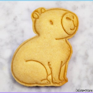 Capybara Cookie Cutter: Hand-drawn 3D Printed Animals Biscuit Baking ...