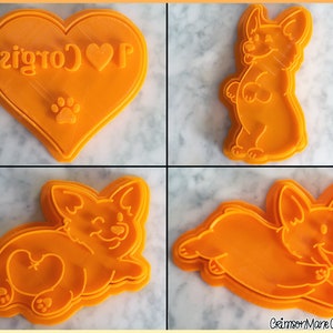 Corgi Dog Cookie Cutter Set - Cute - Ceramics and Pottery - 3D Printed ...