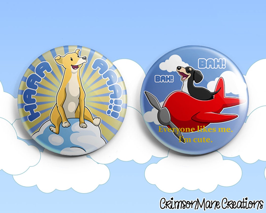 Dog of Wisdom Badge Set Pinback Button Doge Doggo Meme - Etsy
