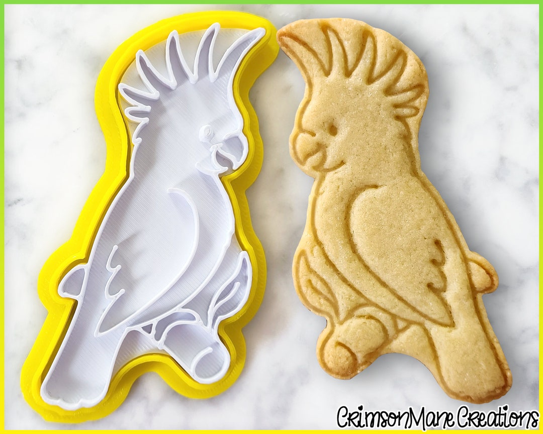 Cockatoo Cookie Cutter Australian Parrot Bird 3D Printed - Etsy