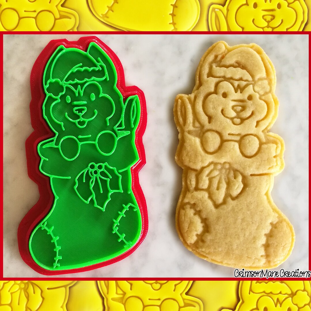 Husky Christmas Cookie Cutter: 3D Printed Dog Stocking Baking Supplies ...