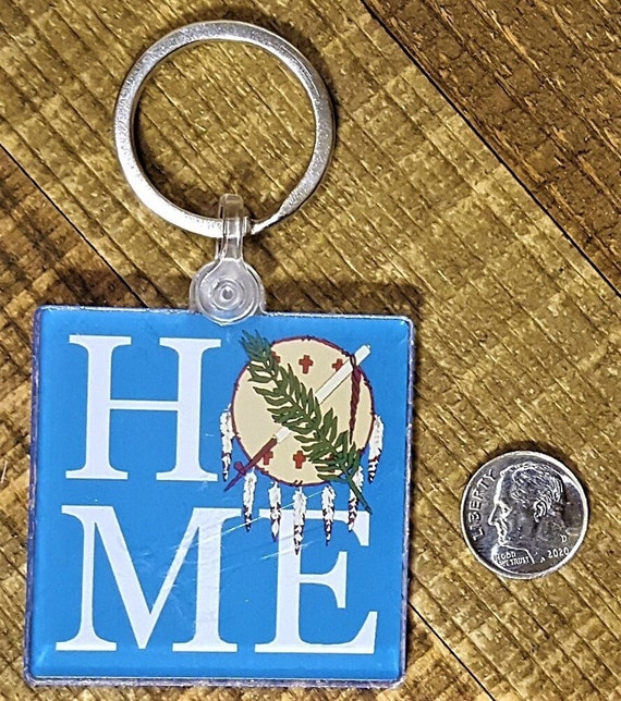 22. Home Oklahoma Shield Keychain - Etsy