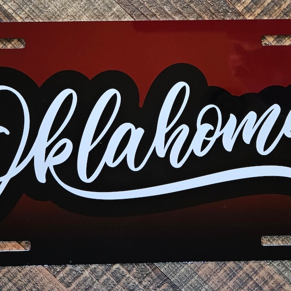 Oklahoma License Plates - Etsy