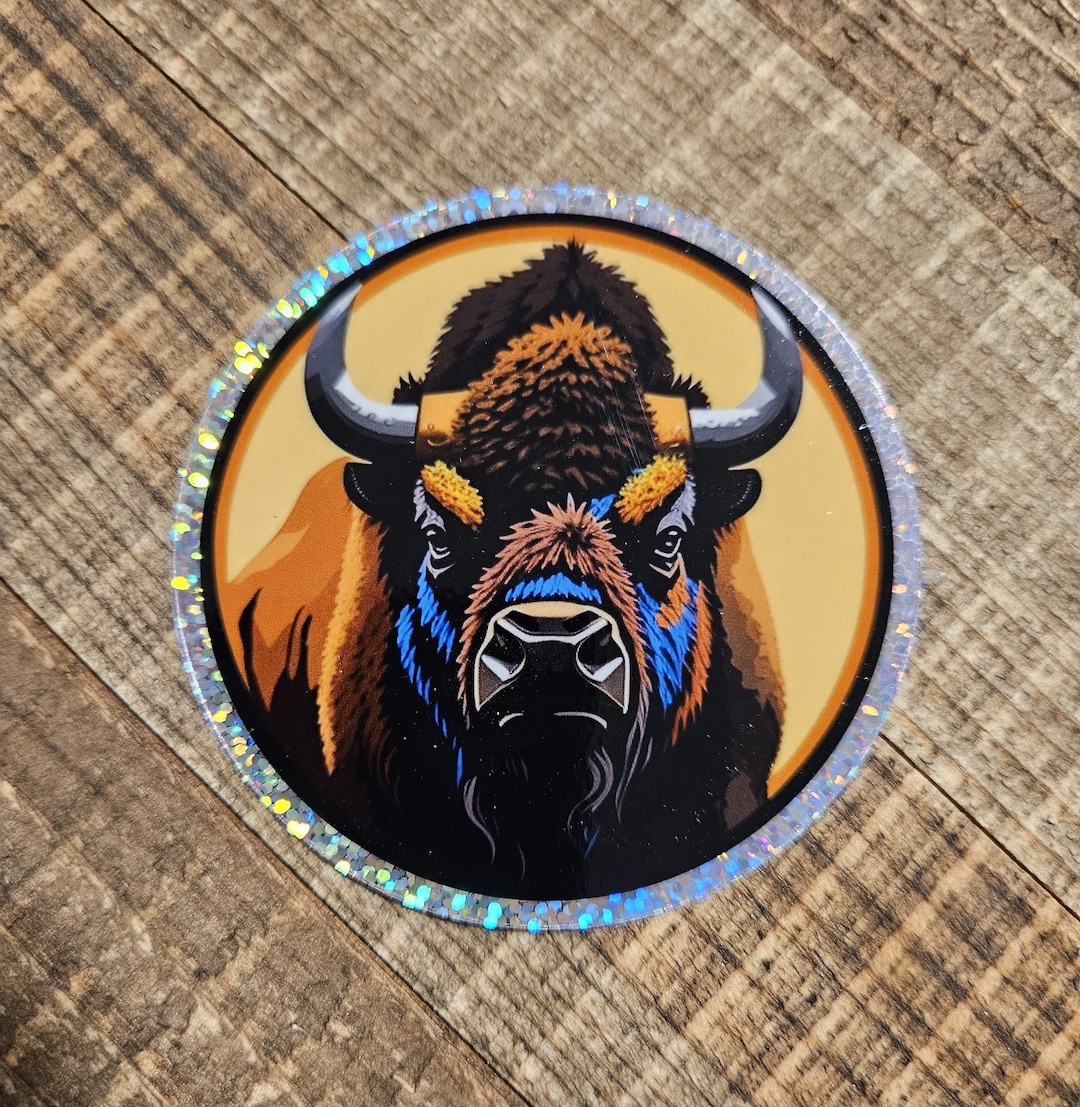 Bison Thunder Decal - Etsy
