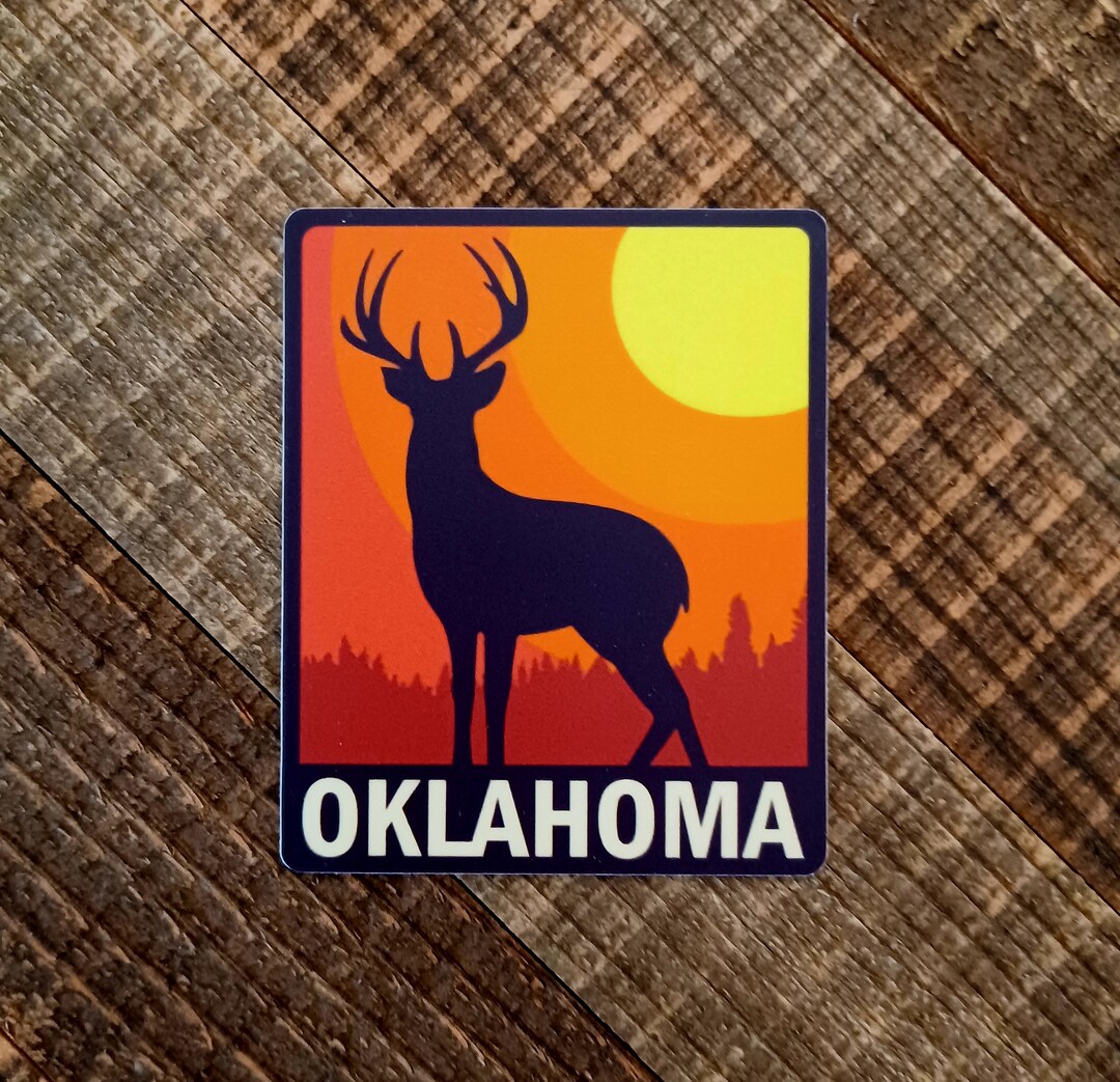 Oklahoma Buck Decal - Etsy