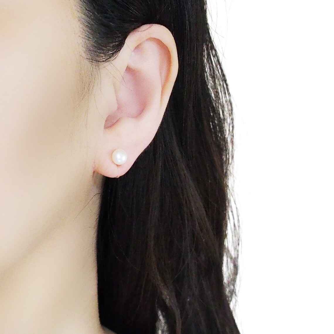 Invisible Clip on Earrings Ivory Freshwater Pearl Clip on - Etsy