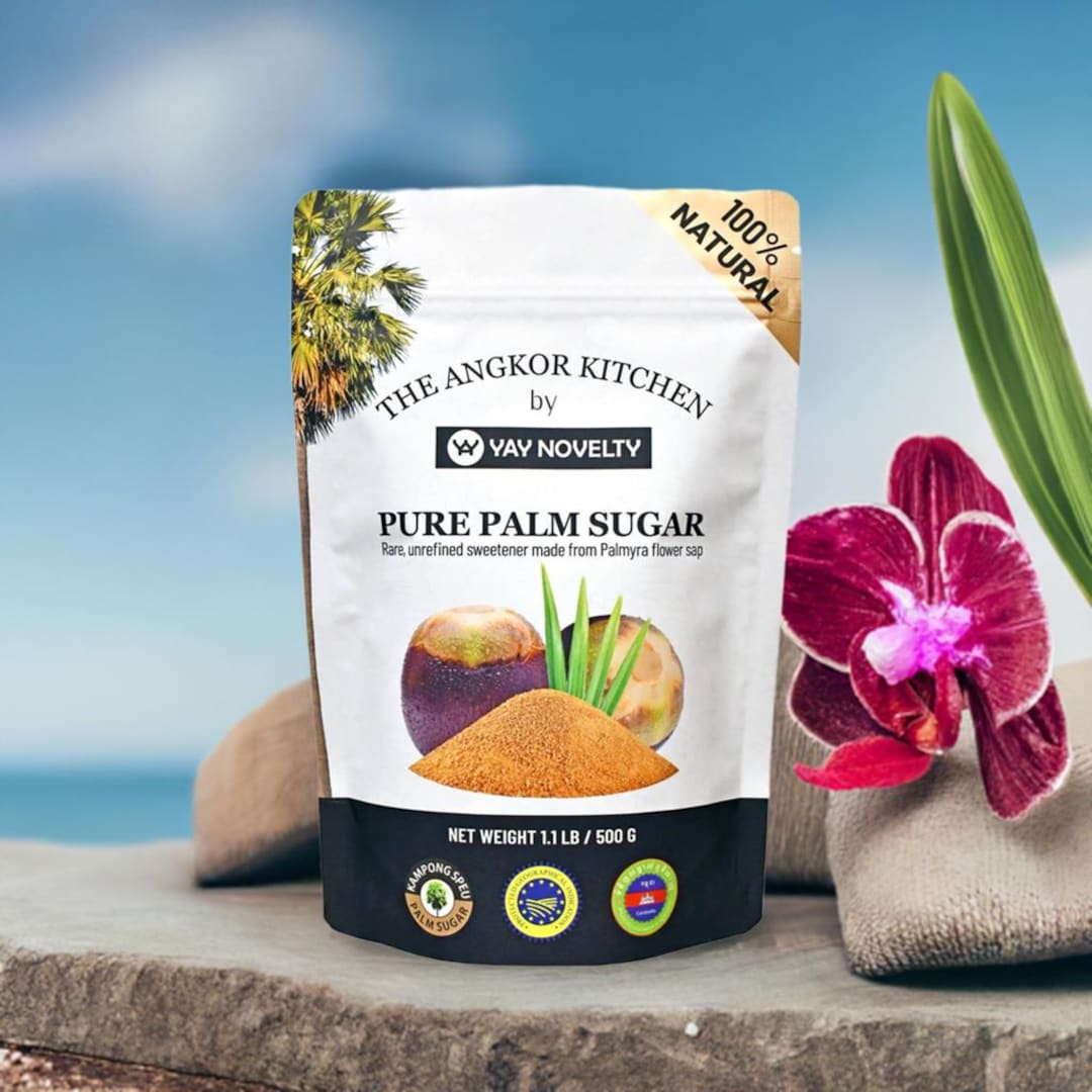 Pure Palmyra Palm Sugar From Flower Sap, 1.1 Lbs - Natural Unrefined ...