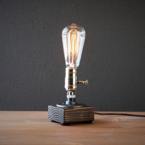 Rustic Desk Lamp - Etsy