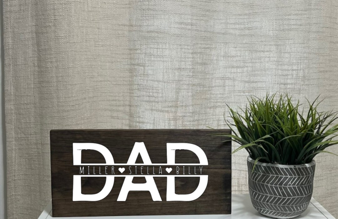 Personalized Fathers Day Signage, Dad, Daddy, Papa, Pappi, Pops ...