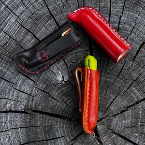 Opinel No7 Custom Leather Sheath EDC Bushcraft Gift Folding Pocket ...