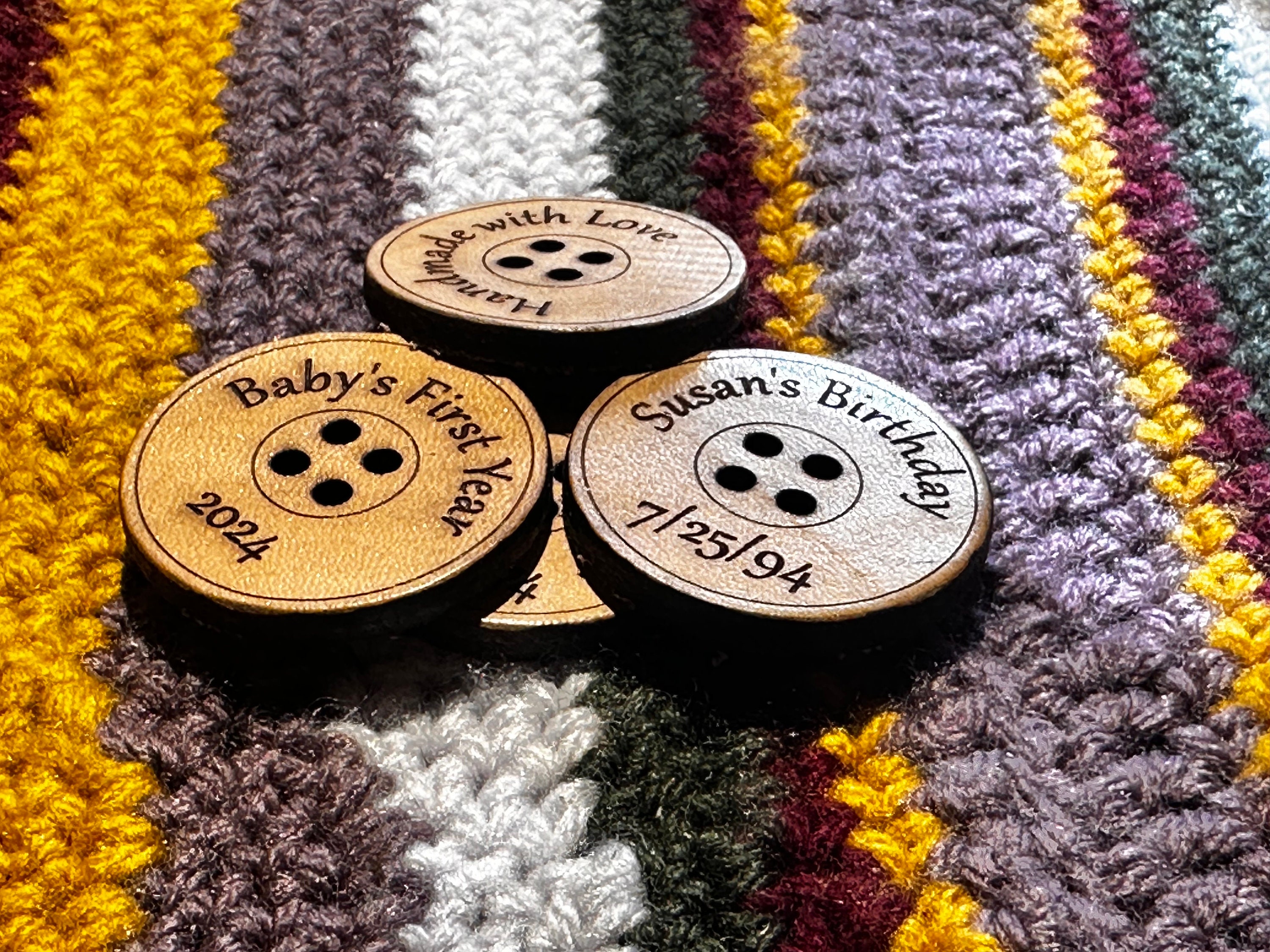 Customizable Button Labels for Temperature Blankets | Crochet & Kitting ...