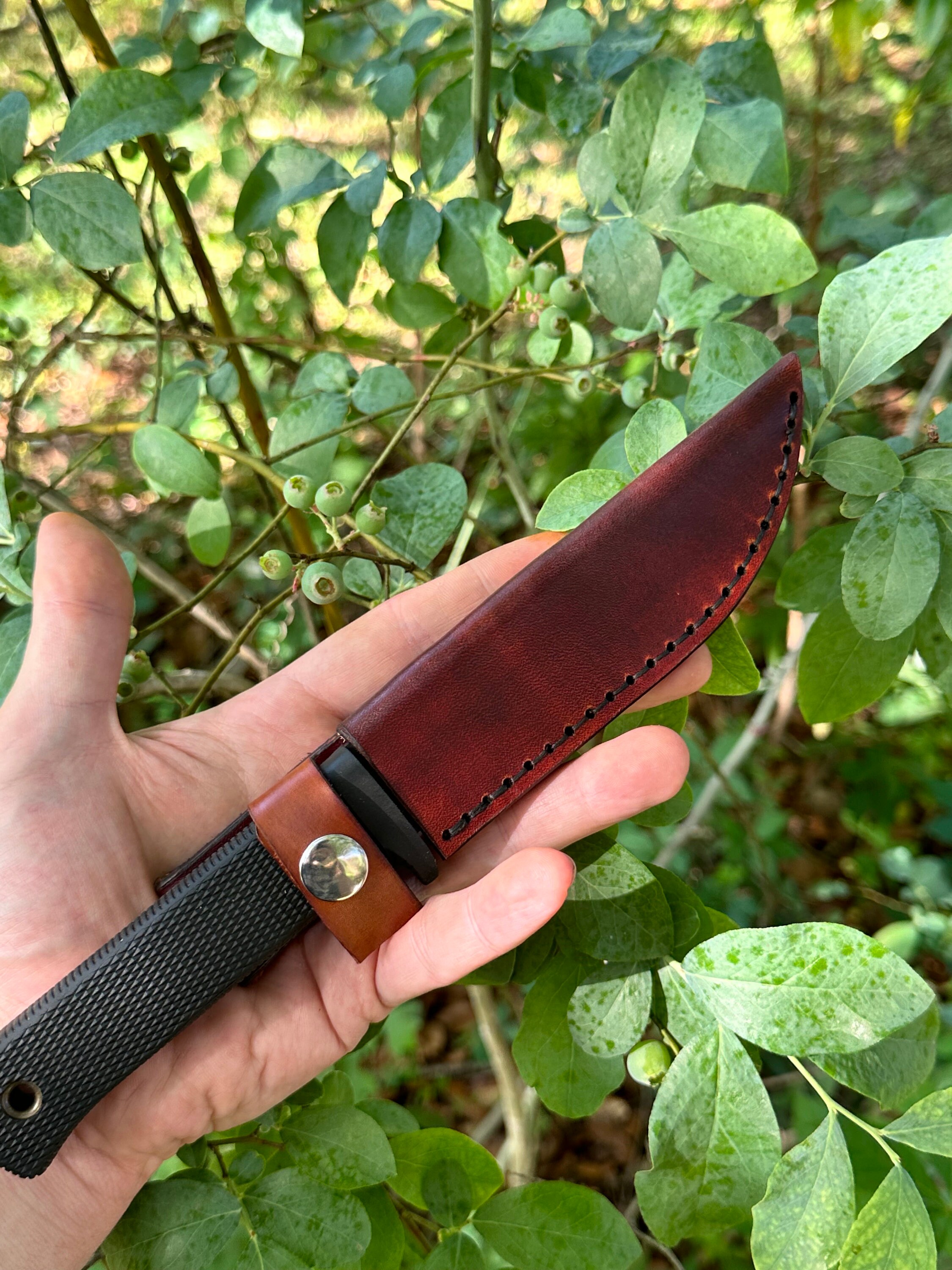 Cold Steel SRK Leather Sheath | Custom & Personalized | Bushcraft | EDC ...