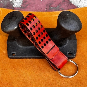 Vintage Racing Inspired | Customizable Leather Keychain | Luxury ...