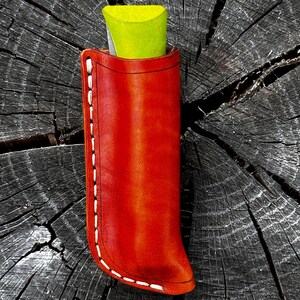 Opinel No7 Custom Leather Sheath EDC Bushcraft Gift Folding Pocket ...