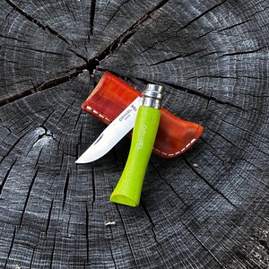 Opinel No7 Custom Leather Sheath EDC Bushcraft Gift Folding Pocket ...
