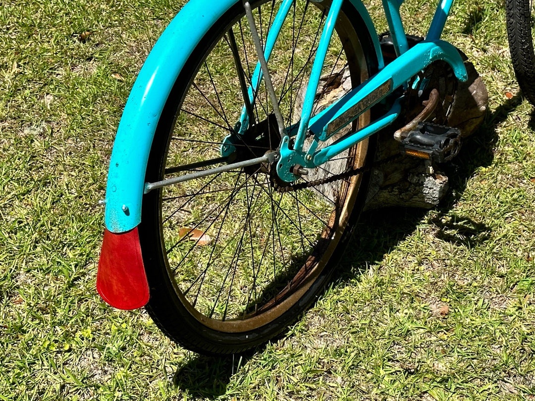 Custom Bicycle Mud Guard | Leather Personalized Engraving and Color ...