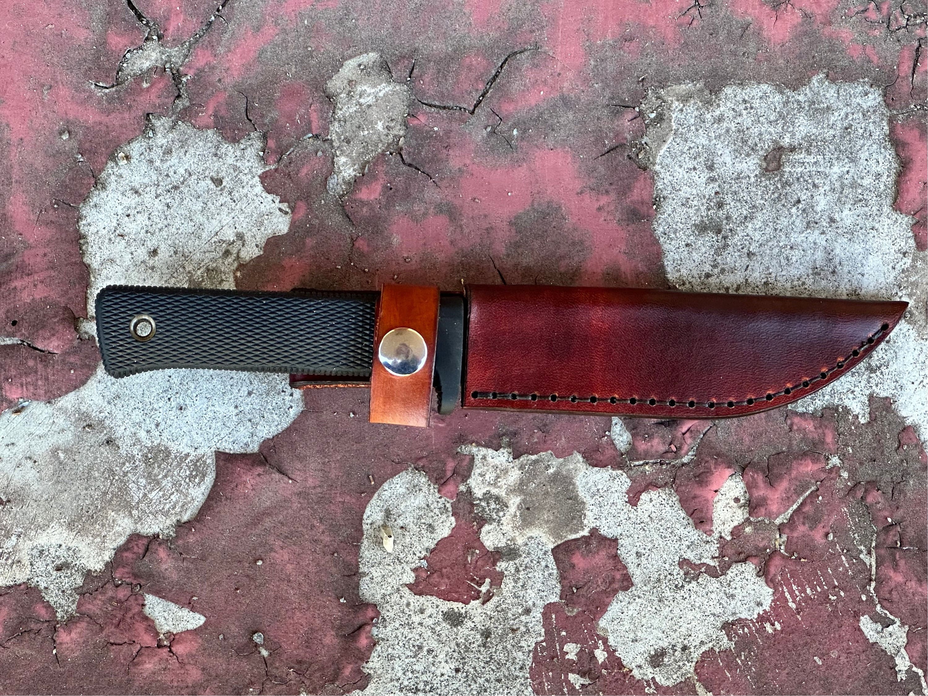 Cold Steel SRK Leather Sheath | Custom & Personalized | Bushcraft | EDC ...