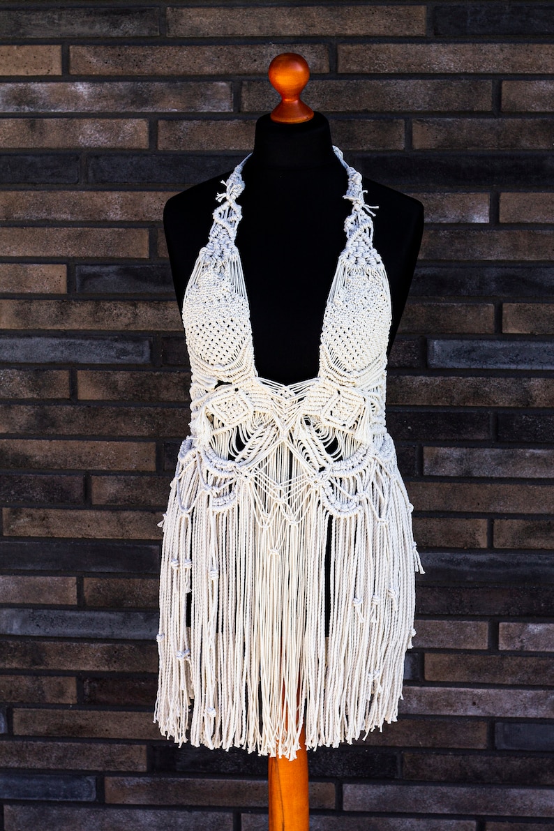 Macrame Dress, Photoshoot Dress, Festival Dress, Boho Macrame Dress ...