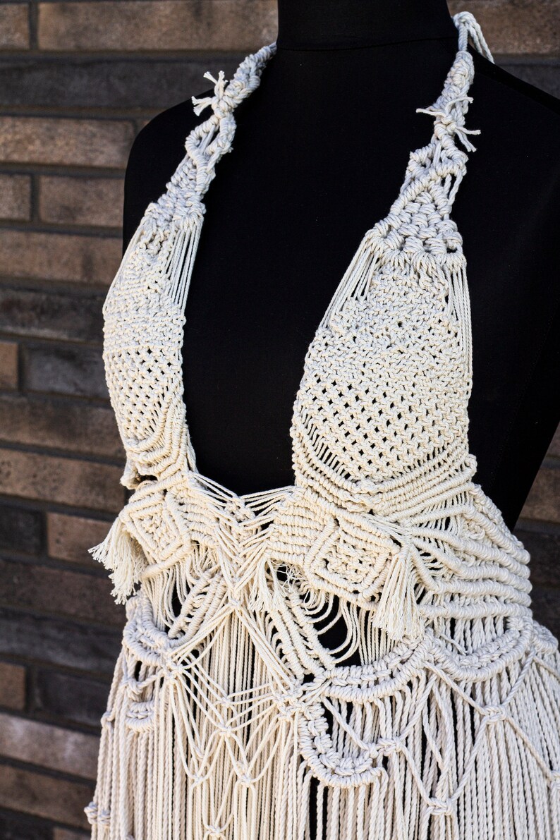 Macrame Dress, Photoshoot Dress, Festival Dress, Boho Macrame Dress ...