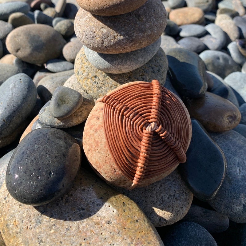 Wrapped Rock - Etsy