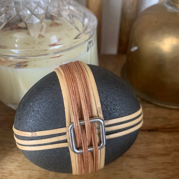 Cane Wrapped Rocks - Etsy