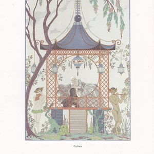 George Barbier Vintage Print Book Plate. Art Deco Fashion Design ...