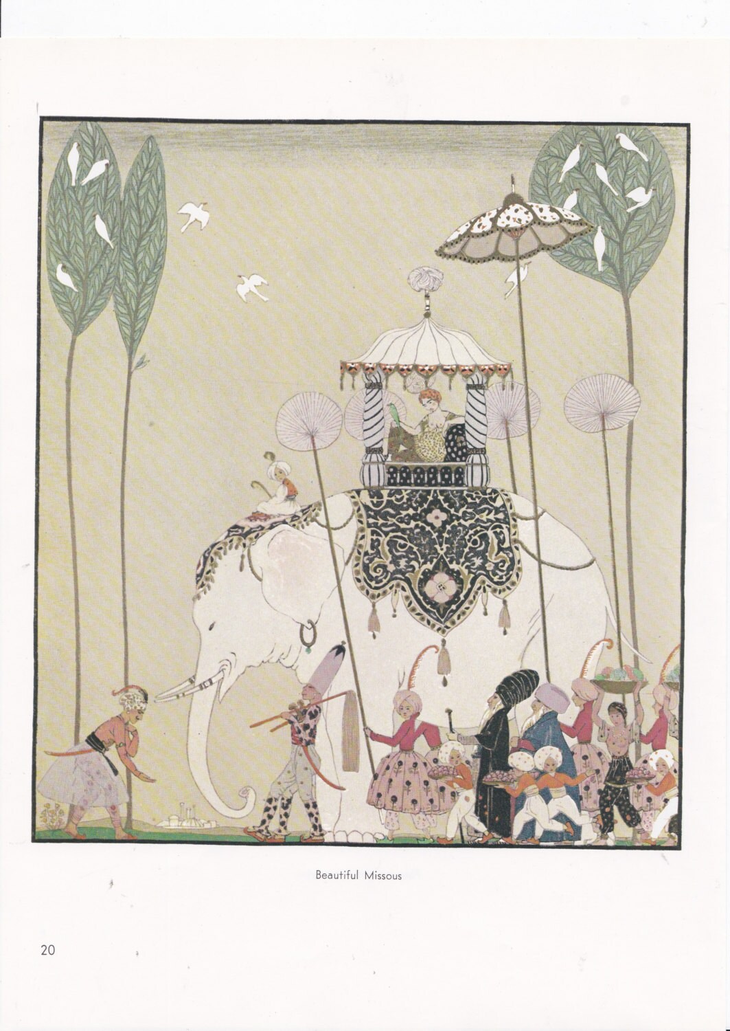 George Barbier Vintage Print Book Plate. Art Deco Fashion - Etsy UK