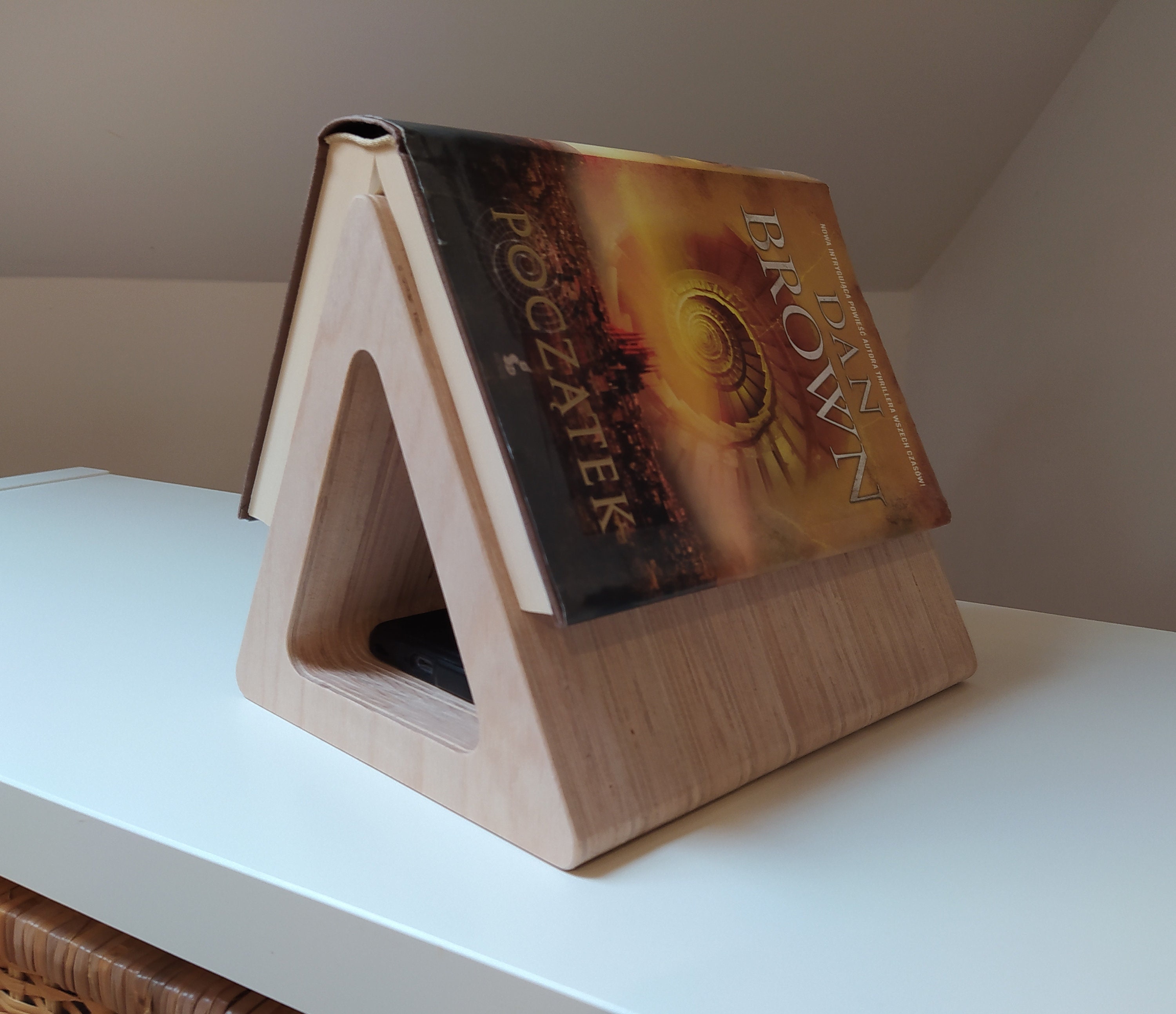 Handmade Triangle Bookmark Organizer for Book Lovers Stand - Etsy UK