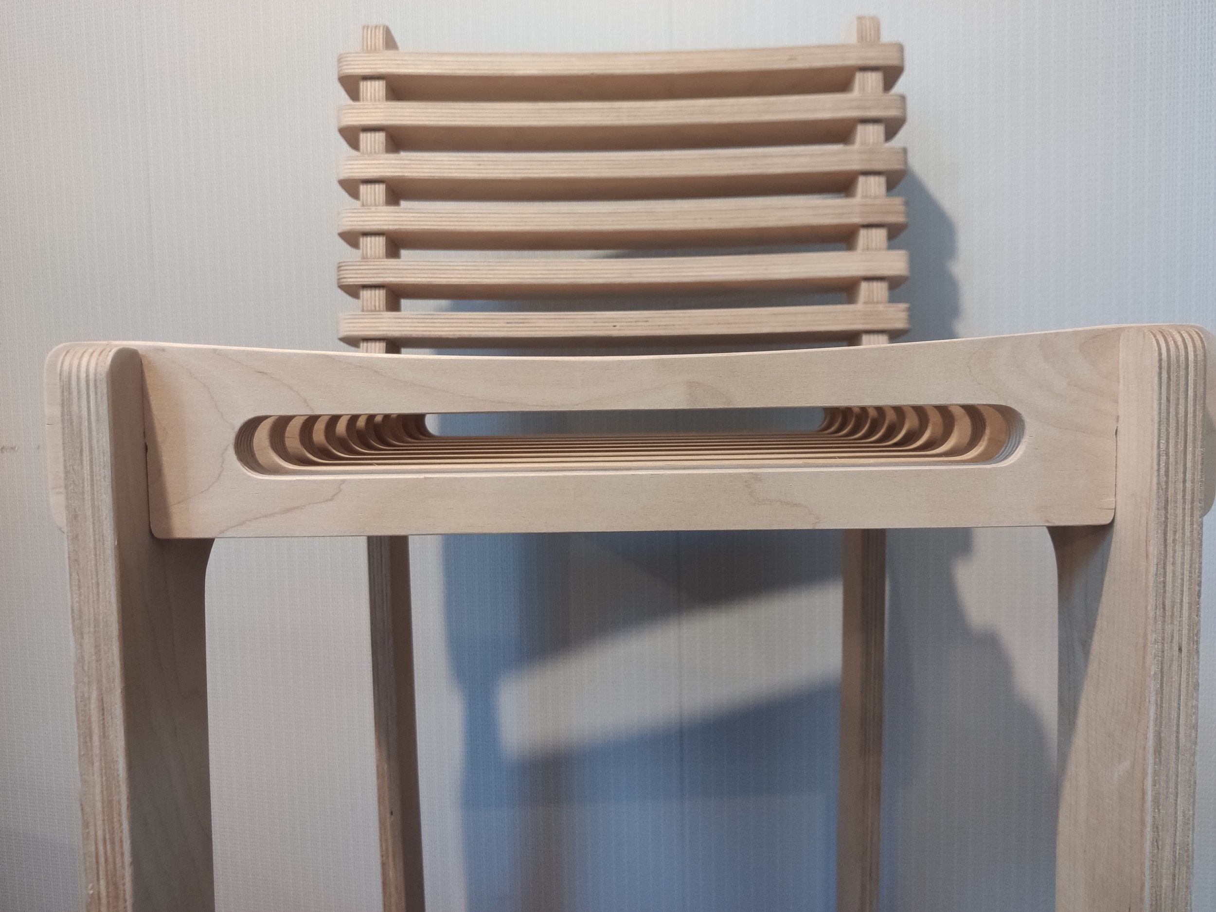 SET 2 - Bar Stool, Designer Chair, Modern Chair, Parametric Furniture ...