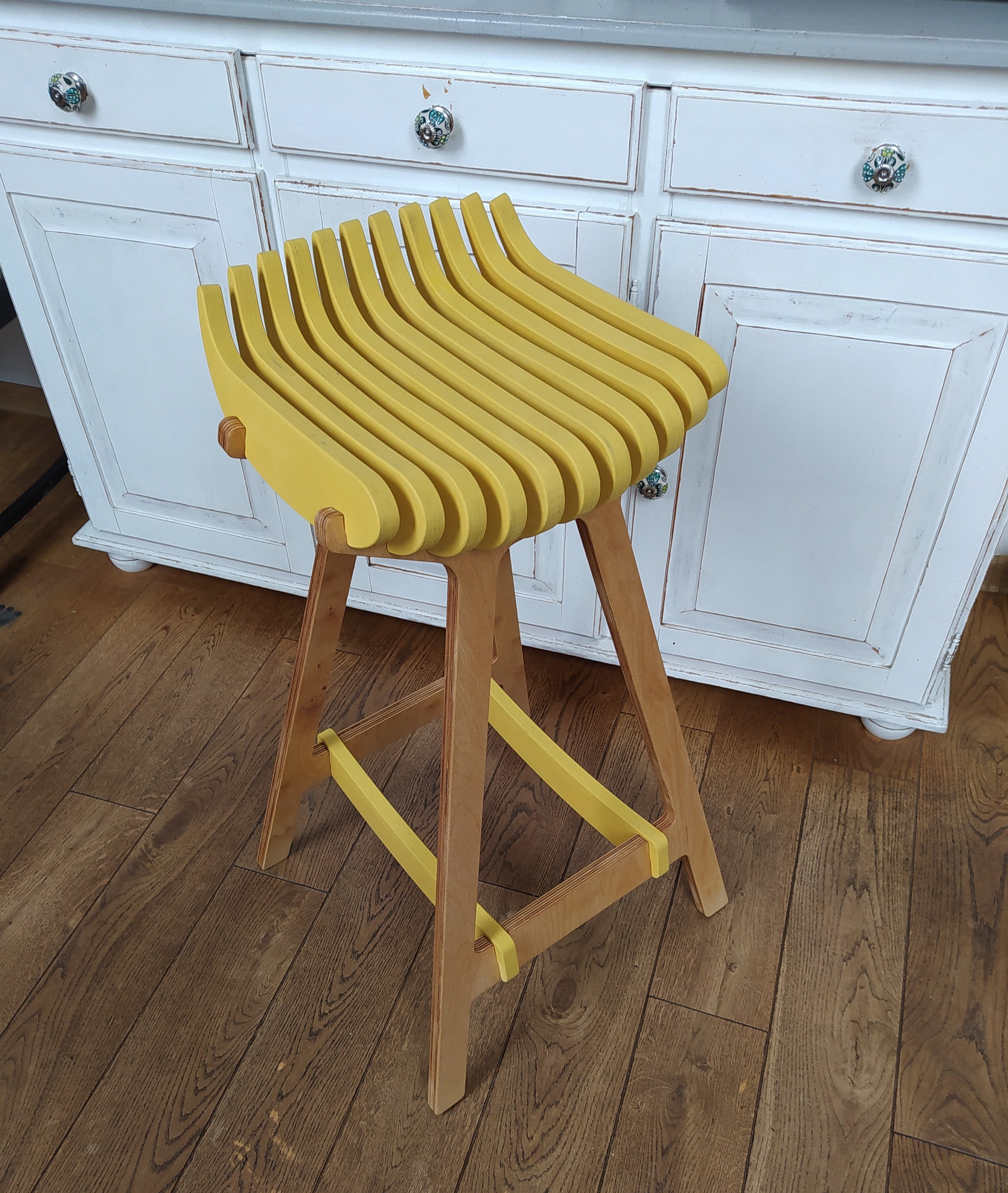 Kitchen Stool, Yellow Stool, Bar Stool, Designer Chair, Modern Chair ...