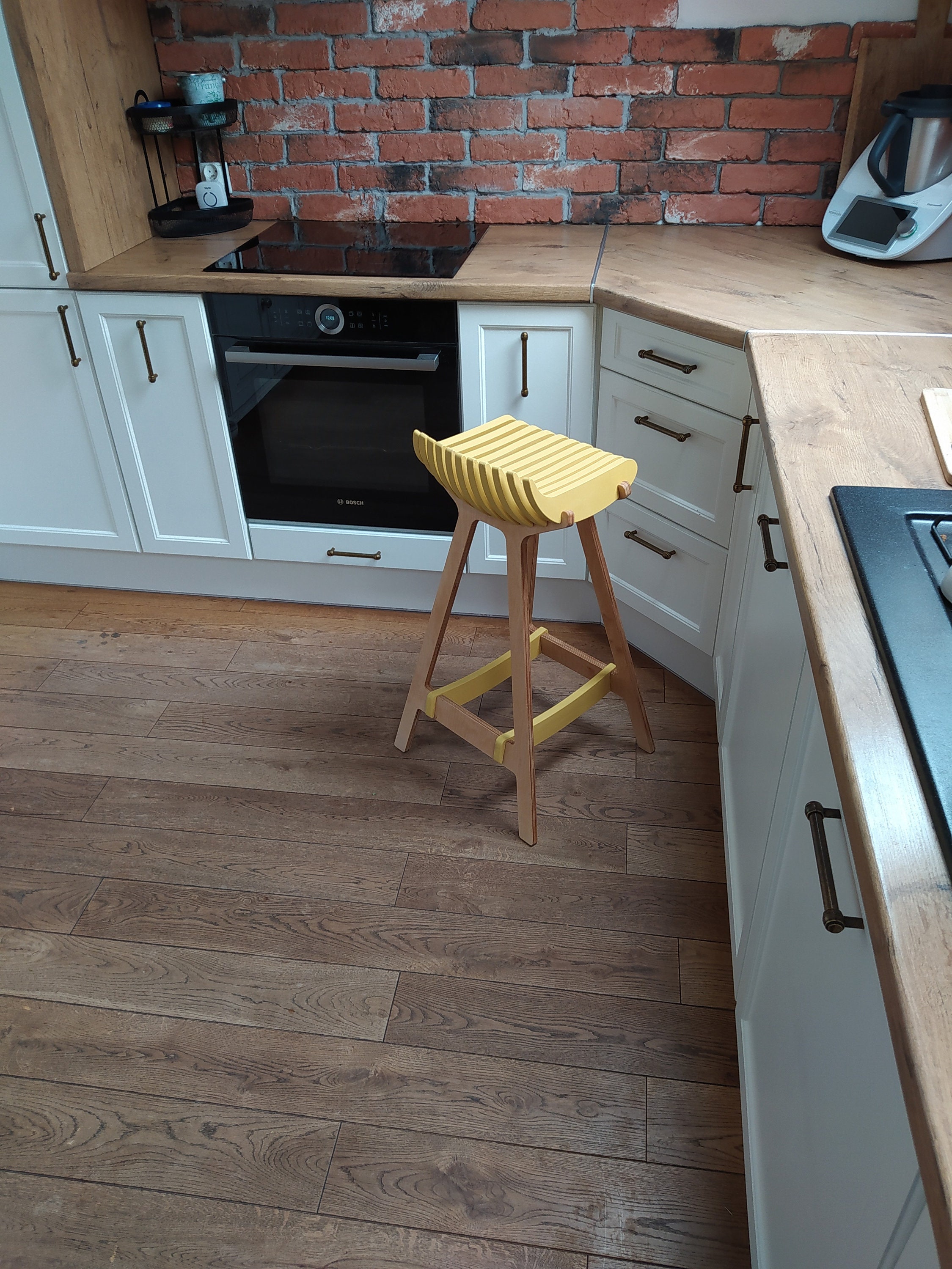 Kitchen Stool, Yellow Stool, Bar Stool, Designer Chair, Modern Chair ...