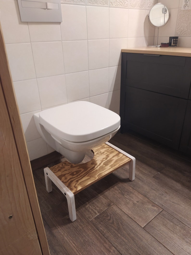 Poop Stool, Bathroom Modern Stool, Poop Support, Bathroom Footstool ...