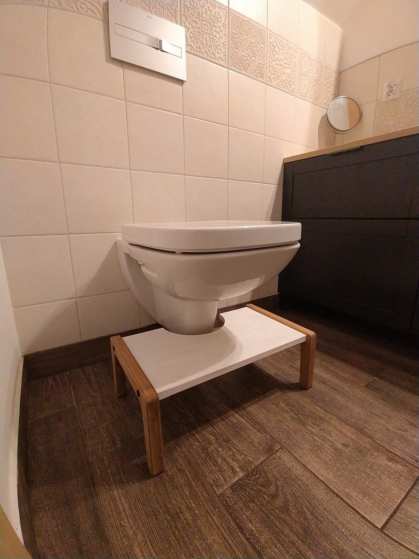 Poop Stool, Bathroom Modern Stool, Poop Support, Bathroom Footstool ...
