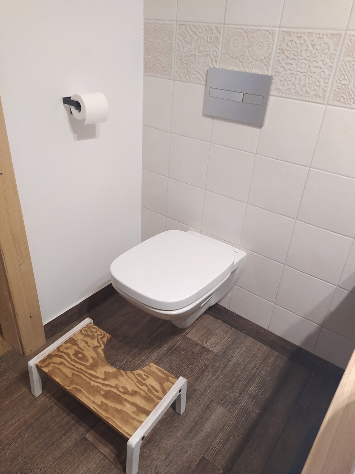 Poop Stool, Bathroom Modern Stool, Poop Support, Bathroom Footstool ...
